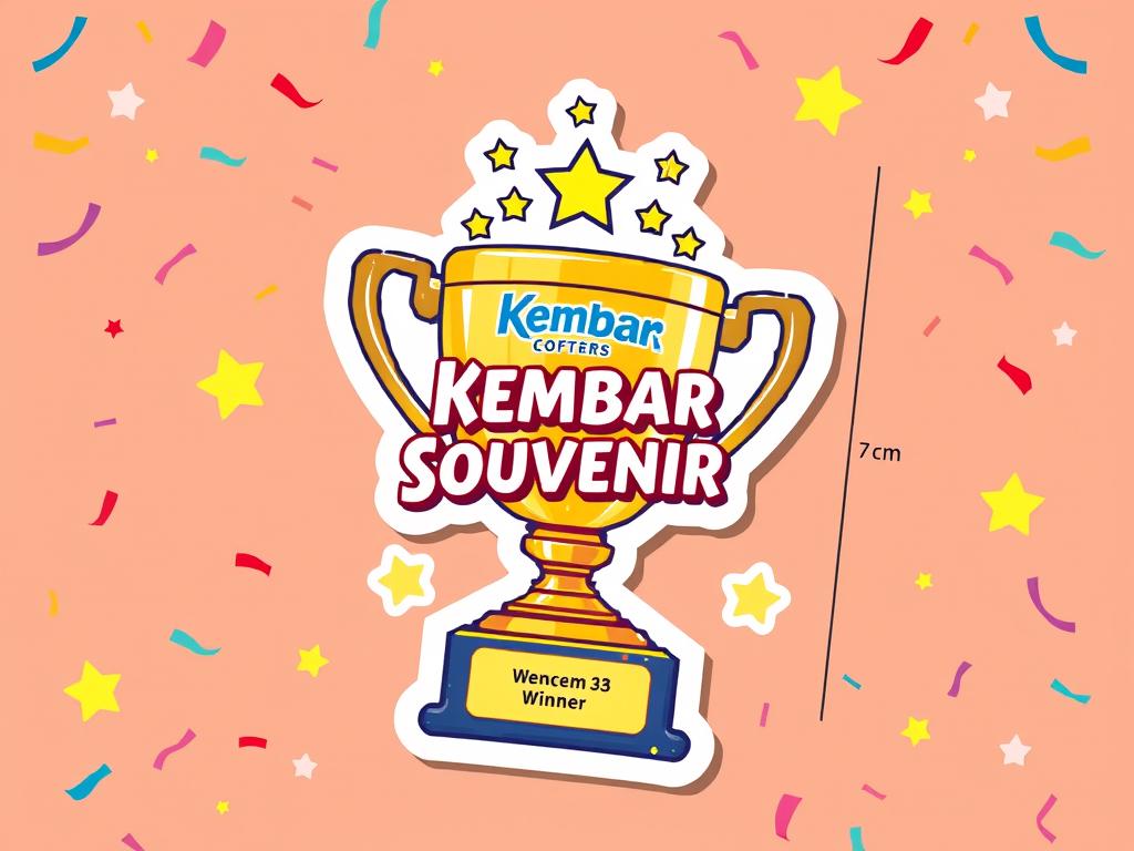 Desain Stiker Piala Lomba Yang Bikin Pemenang Makin Semangat!